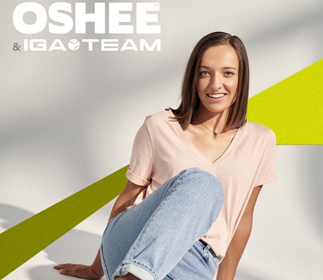 Iga Świątek Oshee reklama produkty zdrowie wartość umowy tenis nr 1 na ...